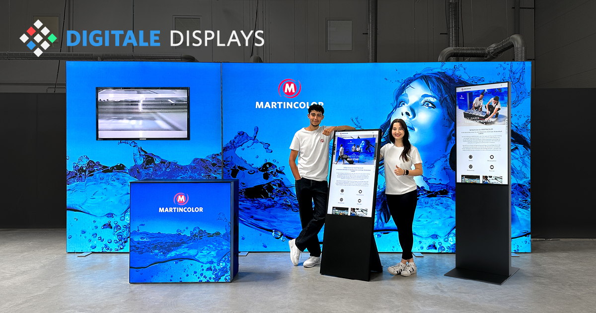 Digital displays | The eye-catcher for your exhibition stand
